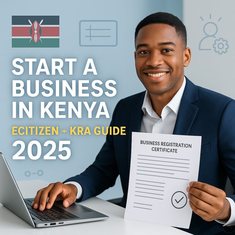 How to Register a Business on eCitizen and Get a KRA PIN (2025 Guide ...